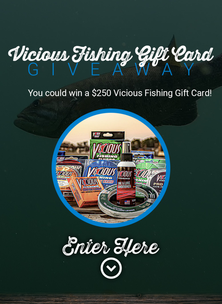 Vicious Fishing Gift Card Giveaway - Everything Smallmouth